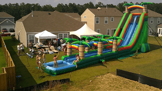 Atlanta NW - 27’ Extreme Tropical Dual Lane Waterslide